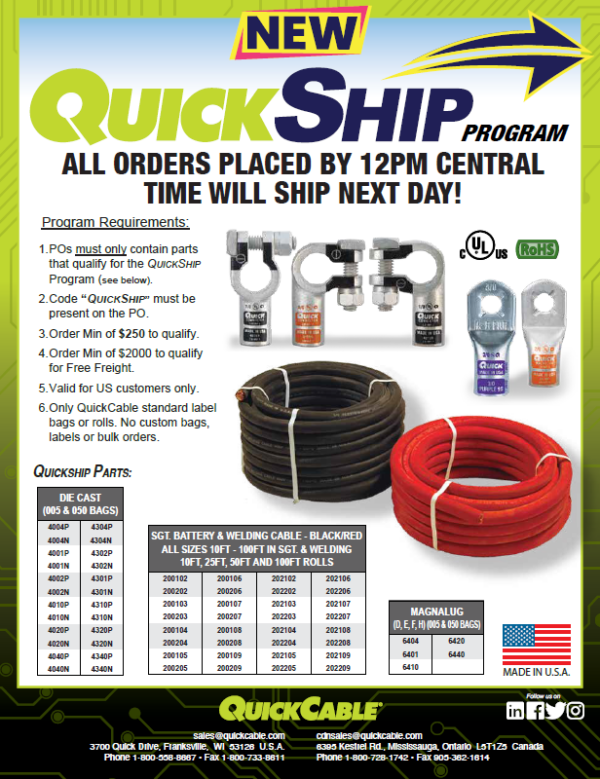 Marketing Materials | QuickCable